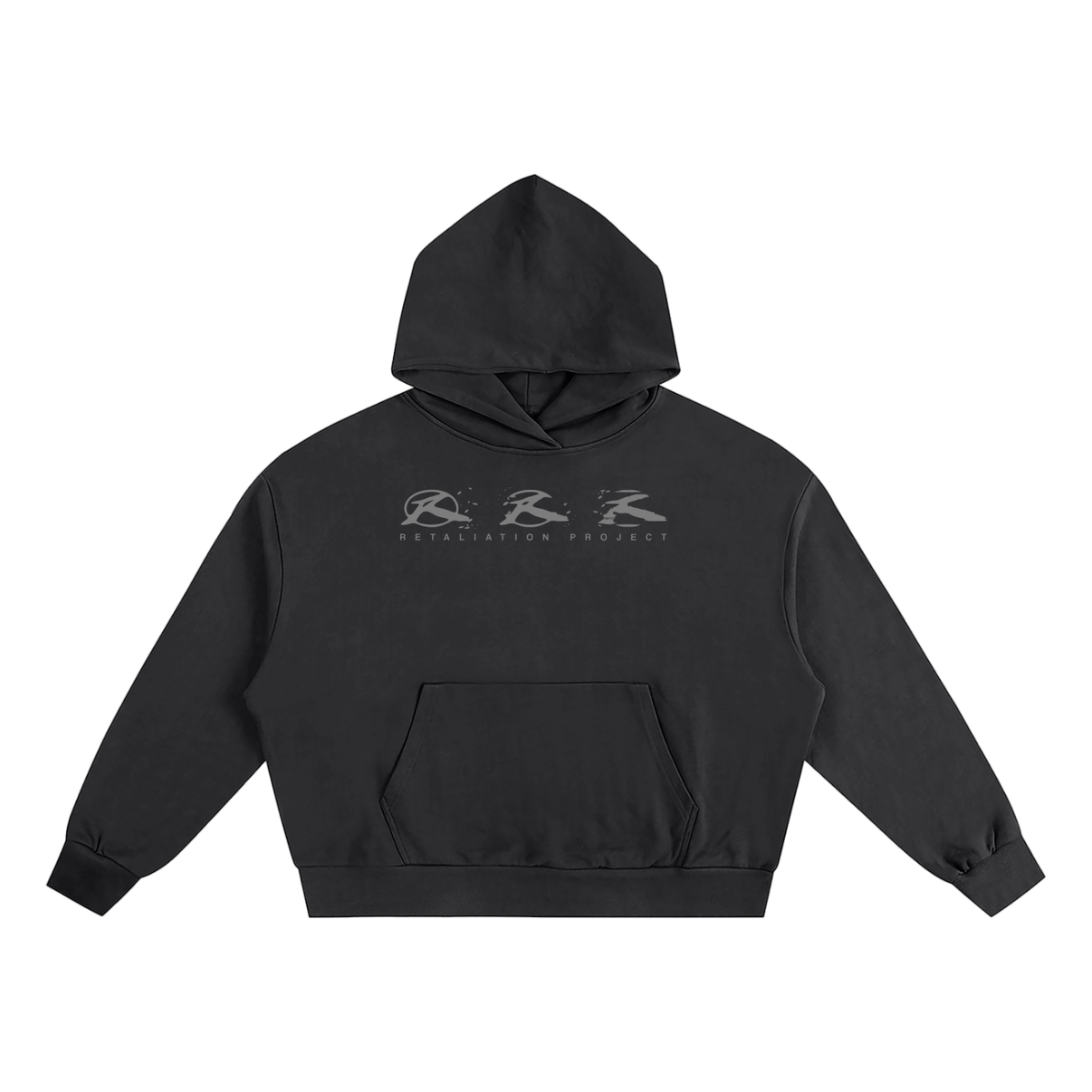 Shattered Hoodie | Black – retaliation project