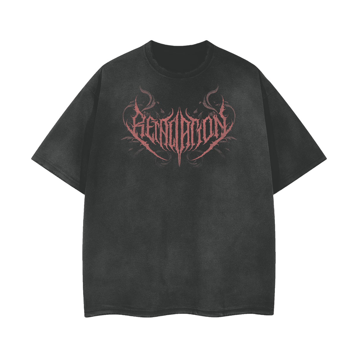 Wrath Tee | Black & Red – retaliation project