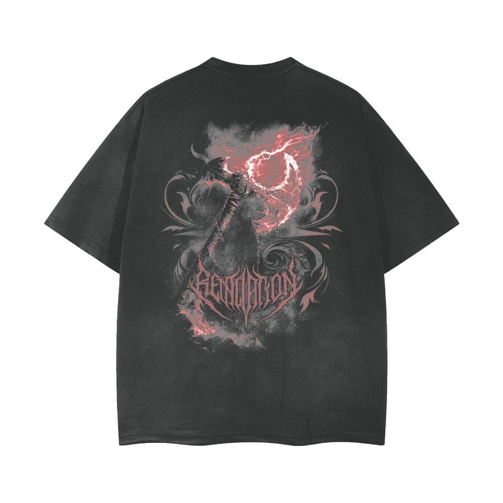 Wrath Tee | Black & Red – retaliation project